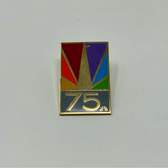 NBC | Other | Vintage Nbc 75 Anniversary Commemorative Pin | Poshmark